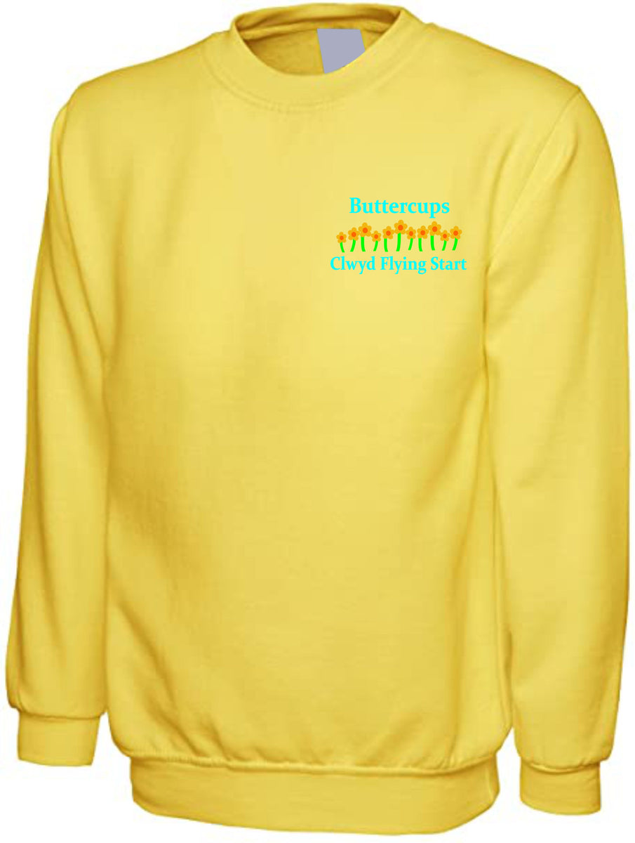 Buttercups Yellow Sweatshirt – Bergoni