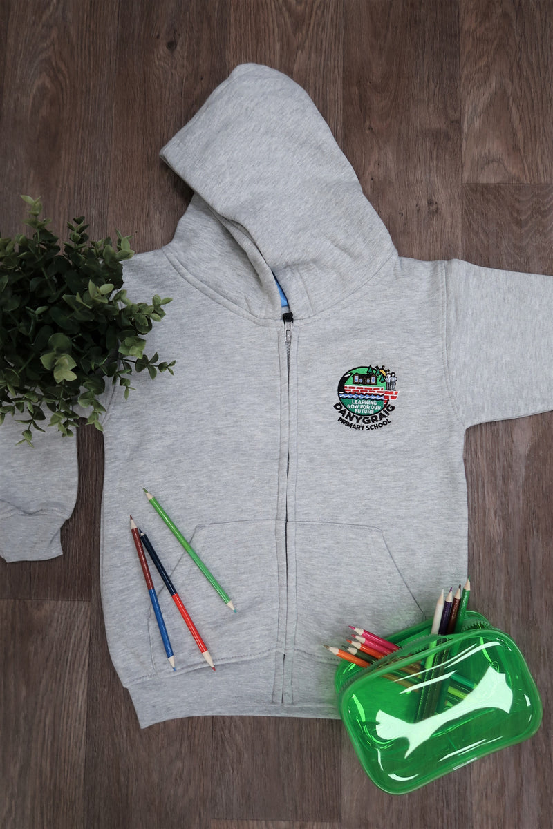 Danygraig Primary Full Zip Unisex Hood – Bergoni