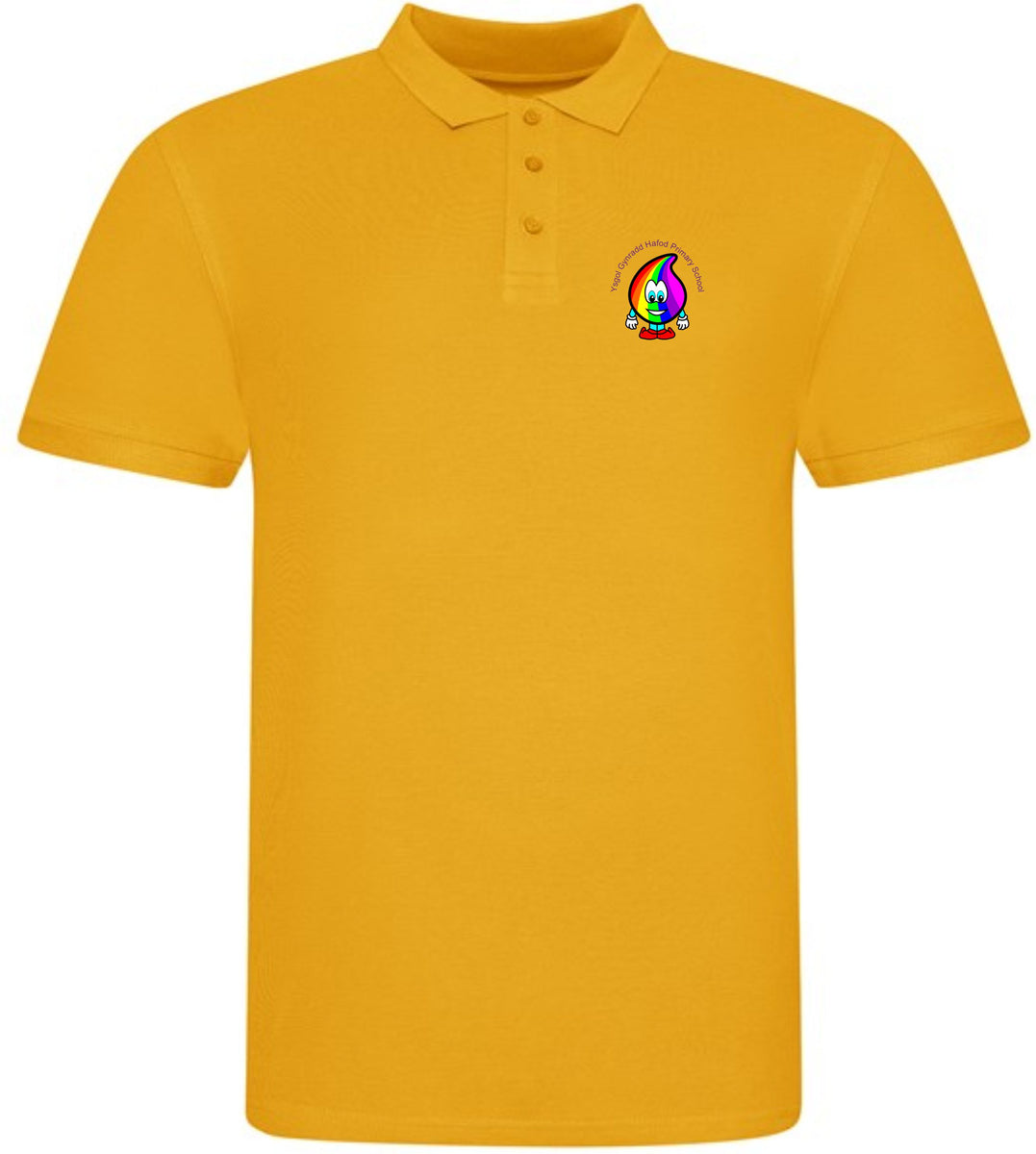 Hafod Primary Unisex Polo Shirt – Bergoni
