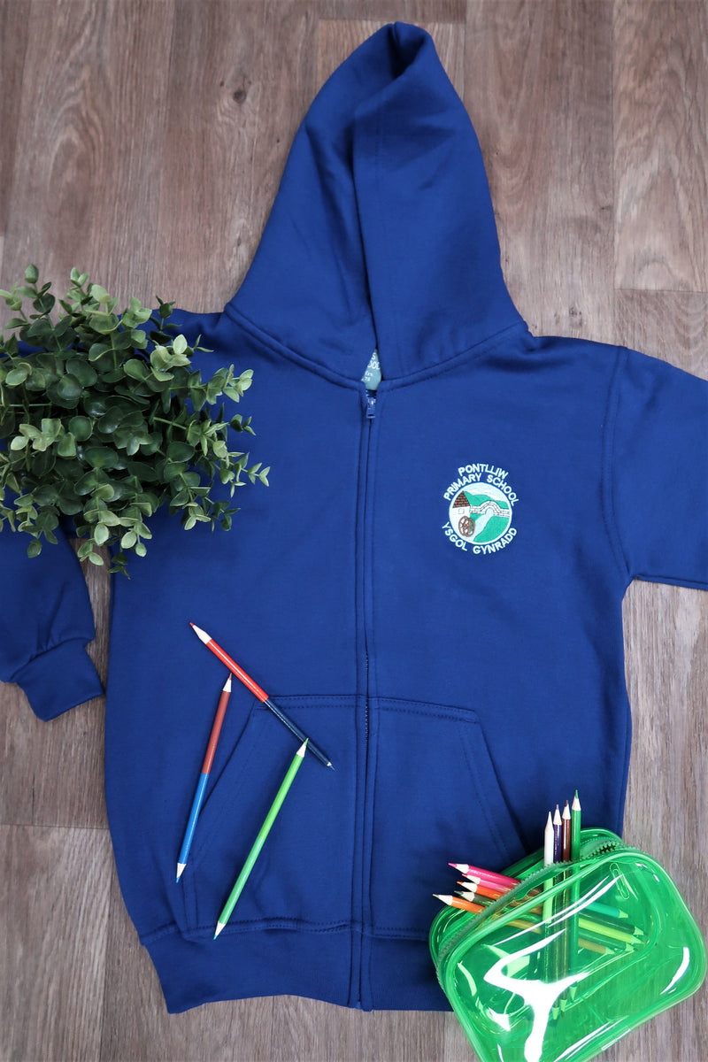 Pontlliw Primary Full Zip Unisex Hood – Bergoni