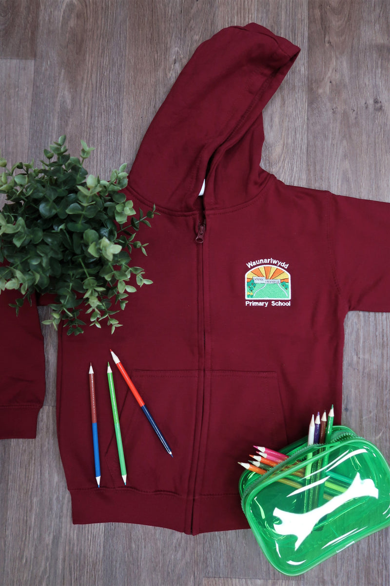 Waunarlwydd Primary Full Zip Unisex Hood (NO REFUNDS OR EXCHANGES ...